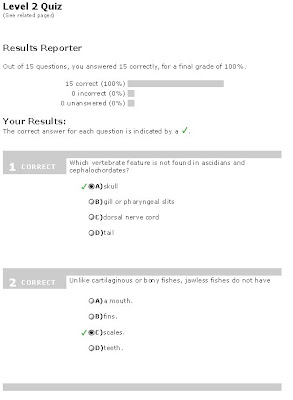 MARINE BIOLOGY - SHINE: Chapter 8 - Level 2 Quiz