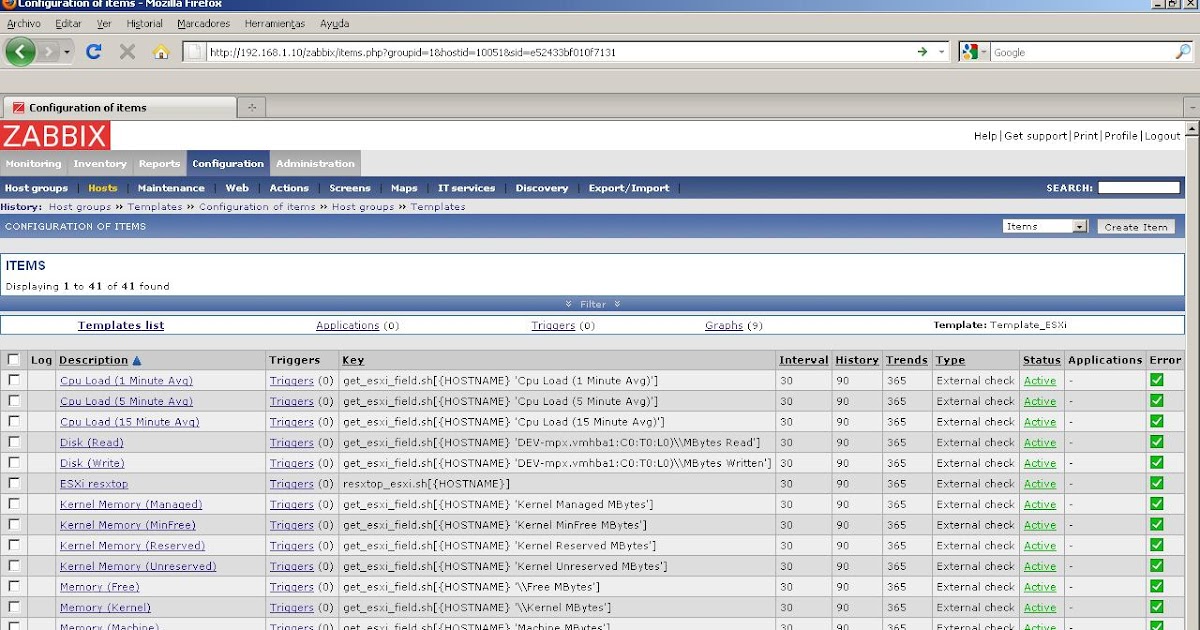 VMware ESXi monitoring with Zabbix - ZABBIX Forums