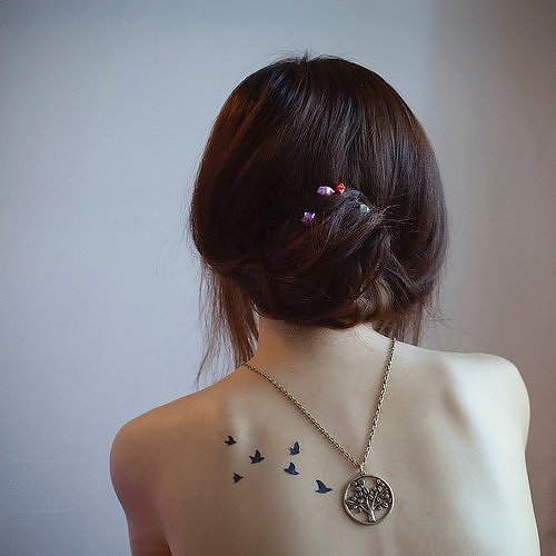 LilyRibbons Bird In Flight Tattoo lilyribbons-bird-in-flight-tattoo