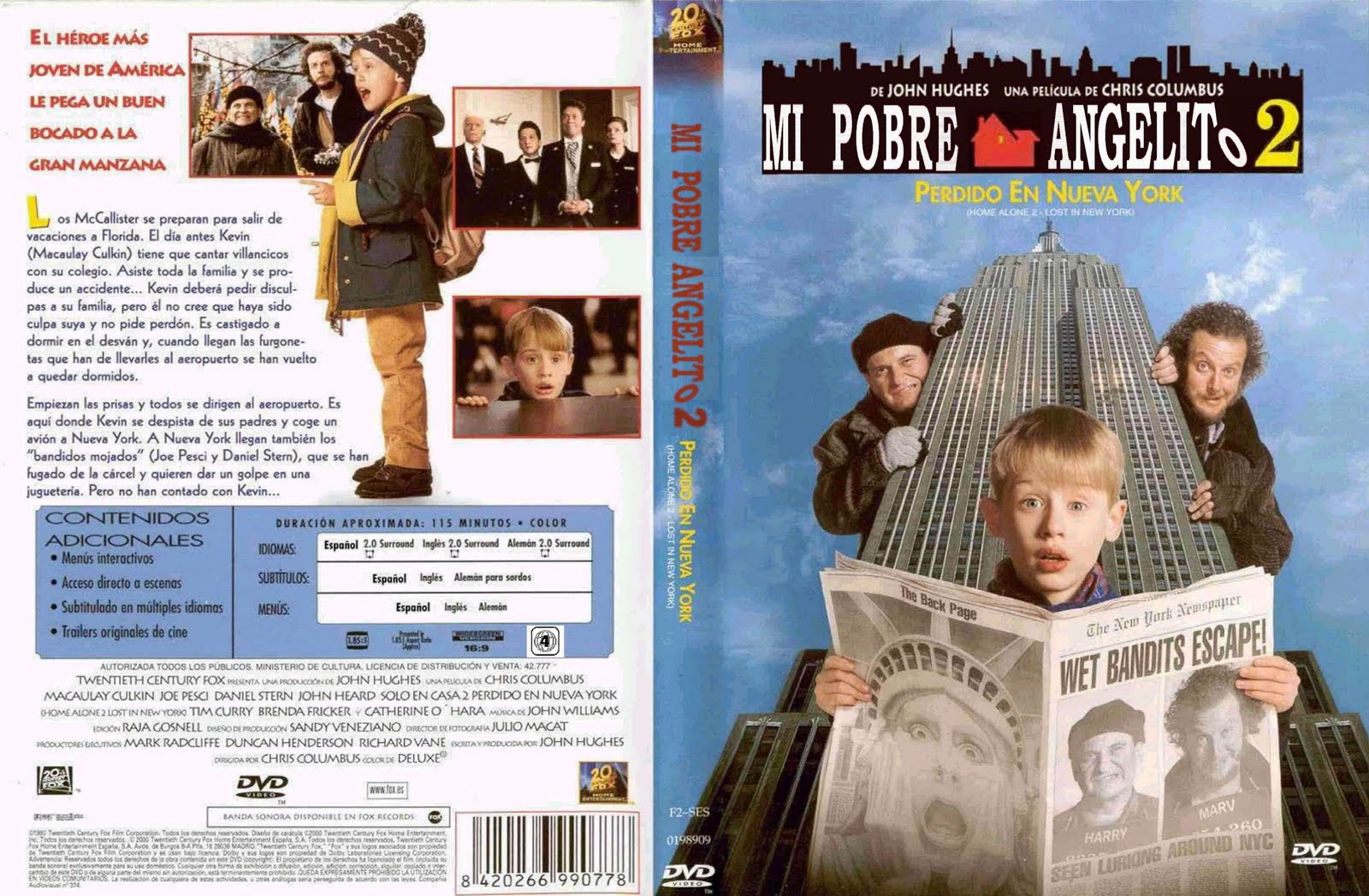 Peliculas DVD: Mi Pobre Angelito 2