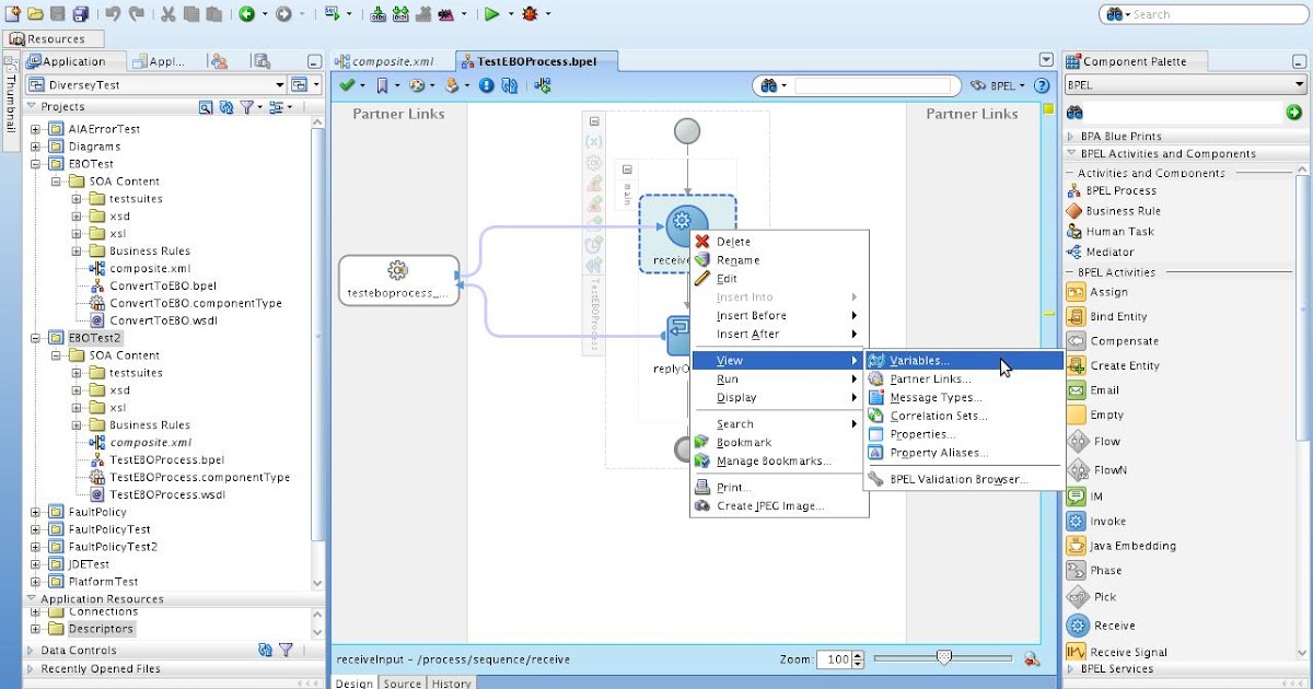 Raastech Blog: How to use AIA EBO schema's with JDeveloper 11g