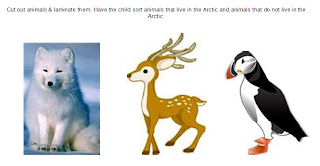 NEW PRINTABLE (ARCTIC & NON-ARCTIC ANIMAL SORT GAME) + WINTER LEARNING ...