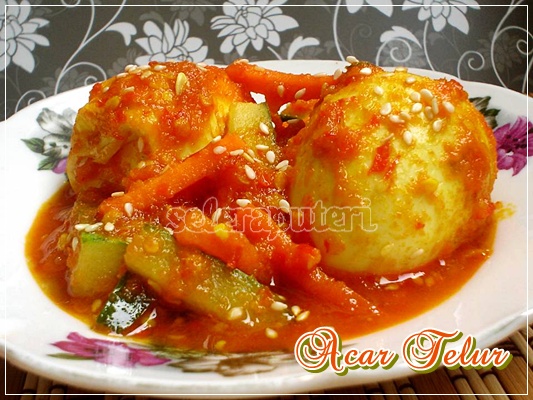 Acar Telur - Singgahsana Kitchen