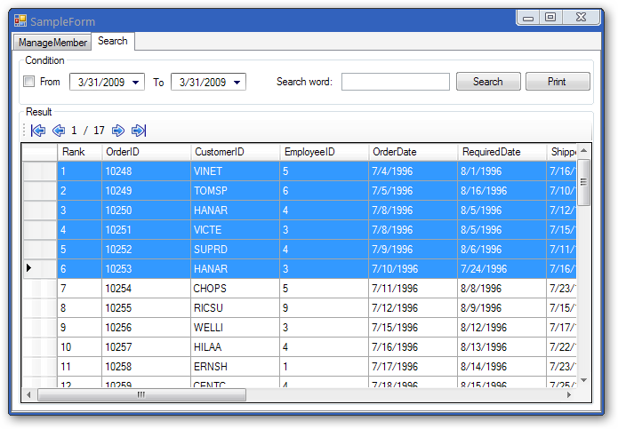 WeB LoG'S JuUiER: Create datatable from multi select rows C# WeB LoG'S JuUiER: Create datatable from multi select rows C#