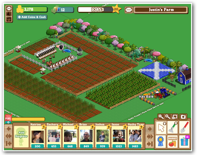 The Metaplane: Here's my farm in FarmVille currently. The Metaplane: Here's my farm in FarmVille currently.