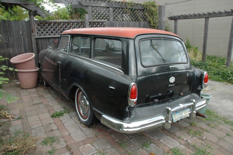 OLD PARKED CARS.: 1959 Rambler American 2-Door Wagon. OLD PARKED CARS.: 1959 Rambler American 2-Door Wagon.