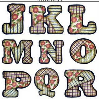Letras del abecedario para patchwork - Imagui