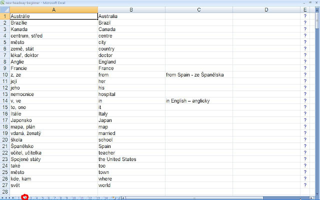 Blog on Learning English: Excel Utility for Learning Vocabulary from ...