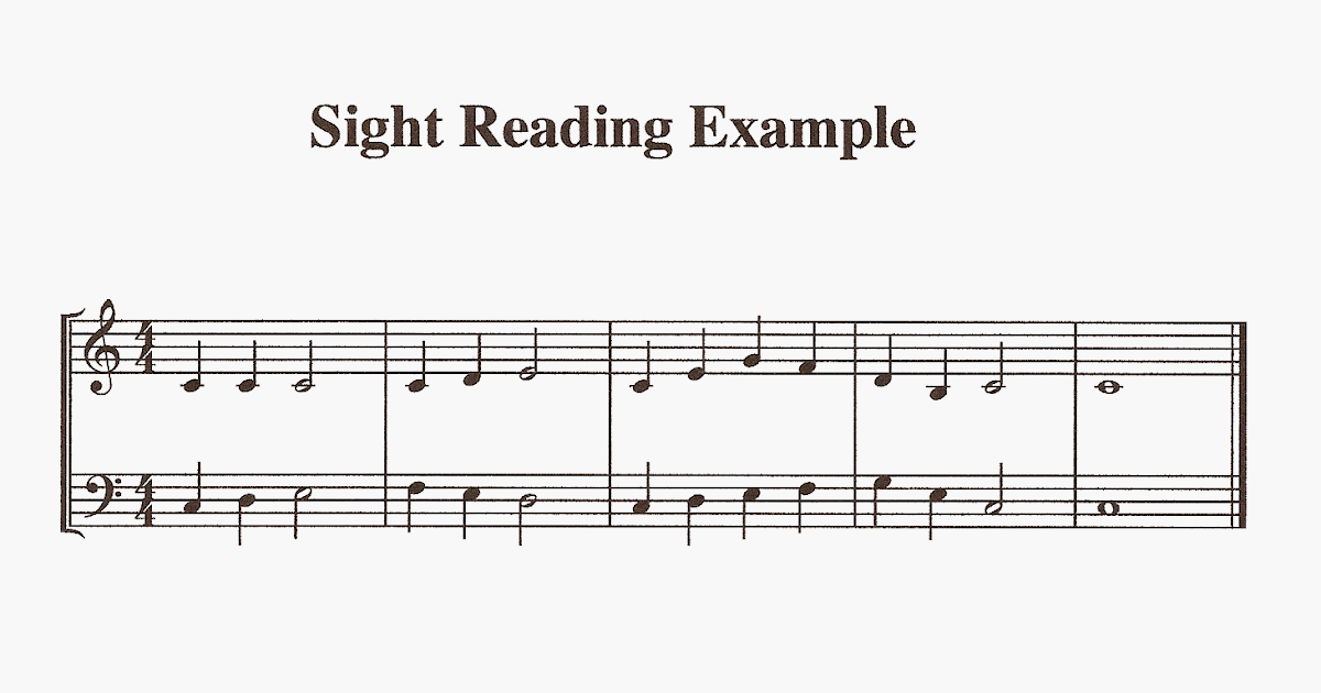 Images for my content portfolio: D2 Eighth Grade Sight-Reading Example