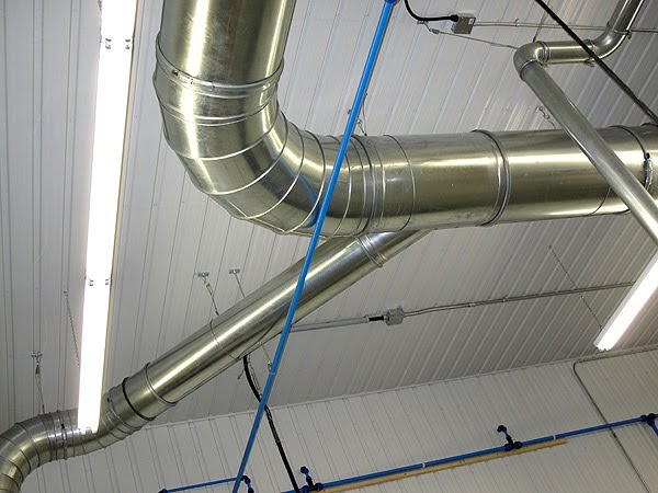 Small Talk: Week 20: Installing the dust collection ducting and air lines Small Talk: Week 20: Installing the dust collection ducting and air lines