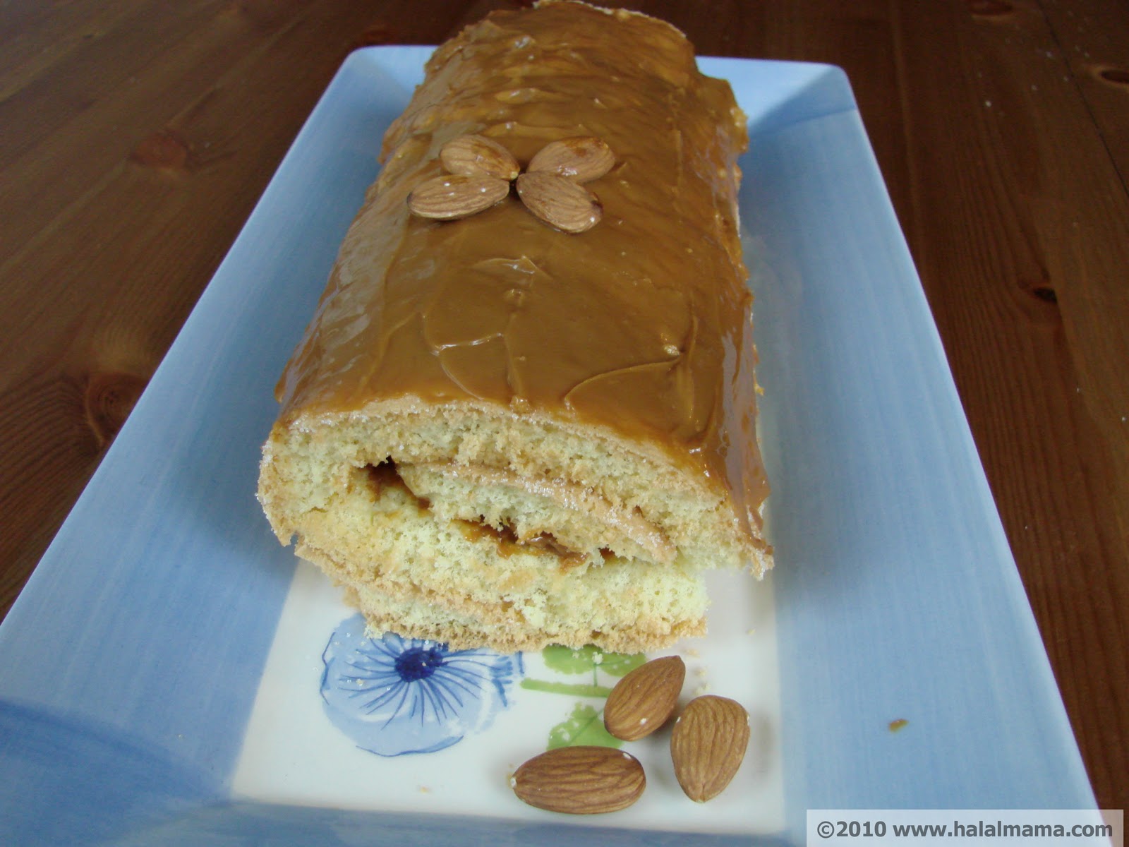 Halal Mama Almond Cake Roll With Dulce De Leche halal-mama-almond-cake-roll-with-dulce-de-leche
