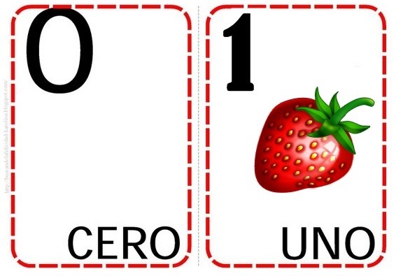 Dulces Momentos..★: Tarjetas Numeros