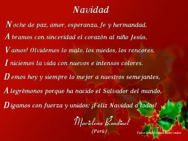 Poemas de Paco: Acrósticos de Navidad