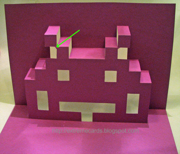 Space Invader Pop Up Card : 4 Steps - Instructables