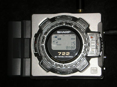 lilibits: Old Tech: Sharp 722 Minidisc Recorder