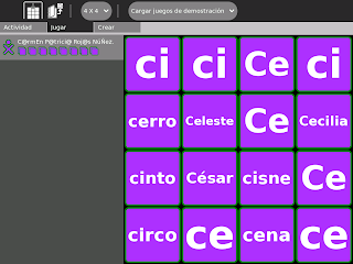 2º Grado Esc. Santa Teresita Municipal: Repaso de las sílabas Ce-Ci