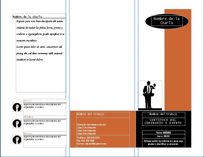 Ejemplos tripticos - Imagui