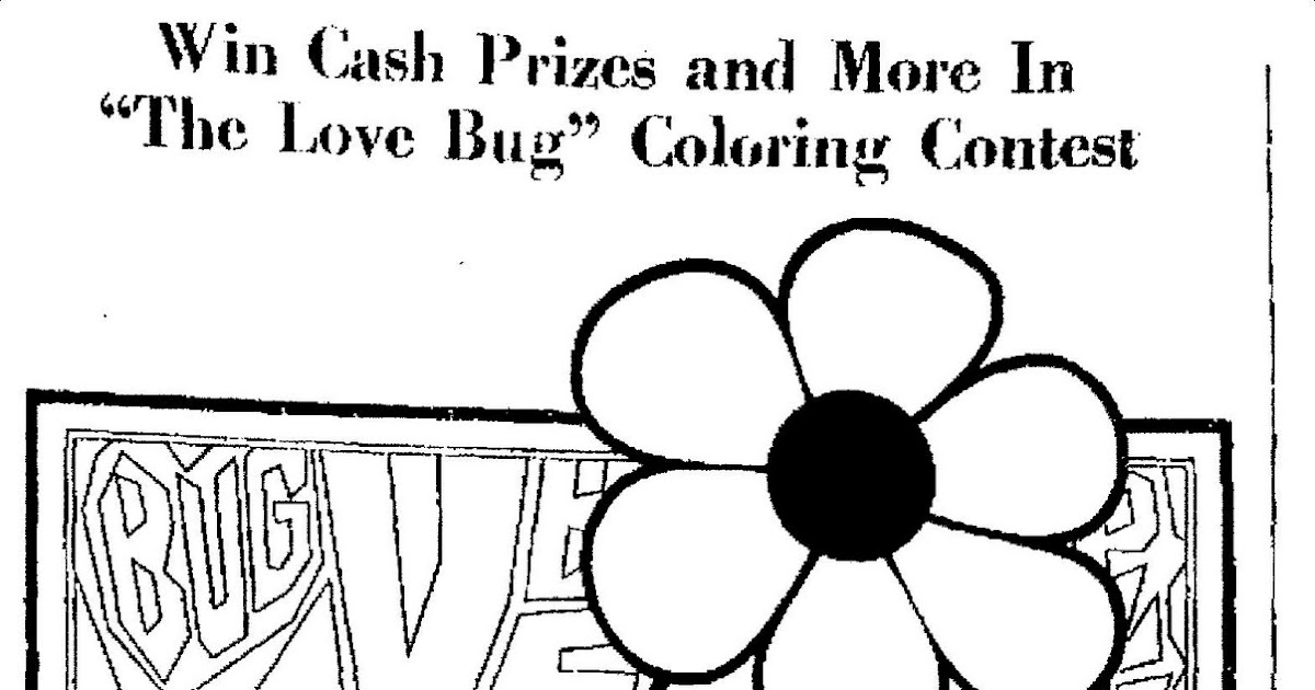 Love Bug Herbie The Movie Coloring Page Pages Sketch Coloring Page