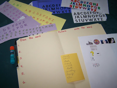 File Folder Spelling