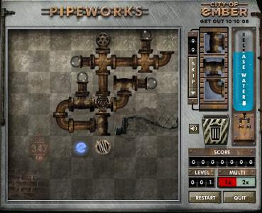 jocuri-tari-gratuite: jocuri puzzle >jocuri cu tevi - City of Ember Pipeworks