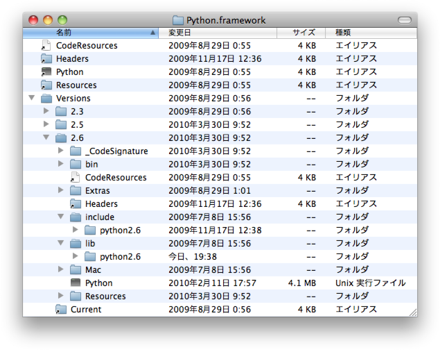 msmhrt.jp 雑記: Python初心者によるMac OS XでのPythonのはまりどころのまとめ(2)