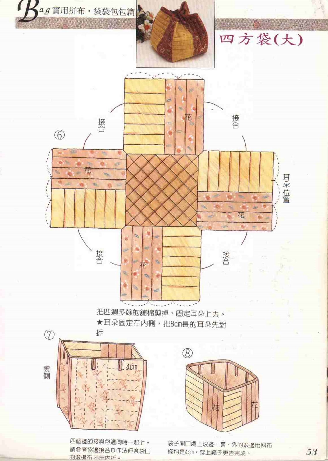 Carteras en patchwork patrones - Imagui