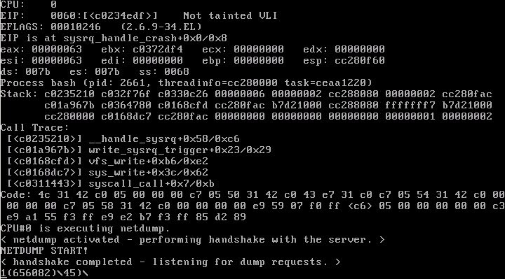 Lars Strand's blog: Netdump