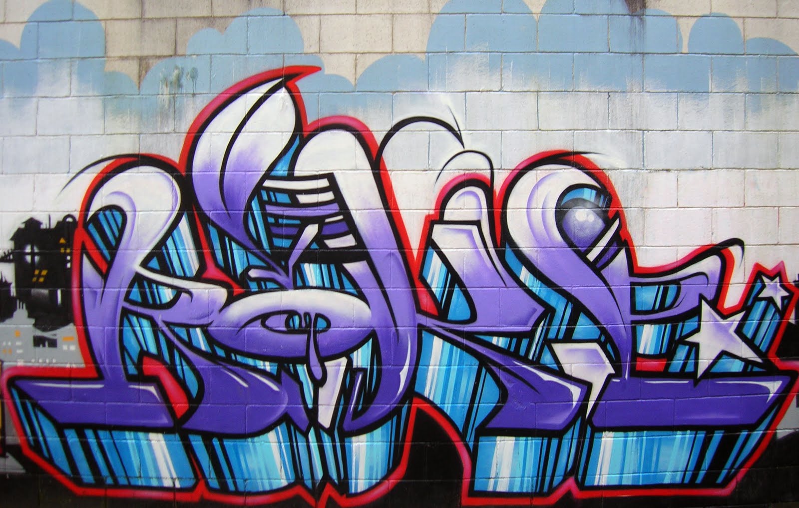 Rosas de graffiti - Imagui