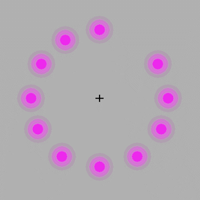 My Play - Fun for all ages: Pink Dots - Optical Illusion