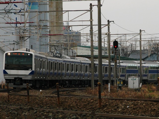 E501.net : E531系グリーン車組込 郡山入出場