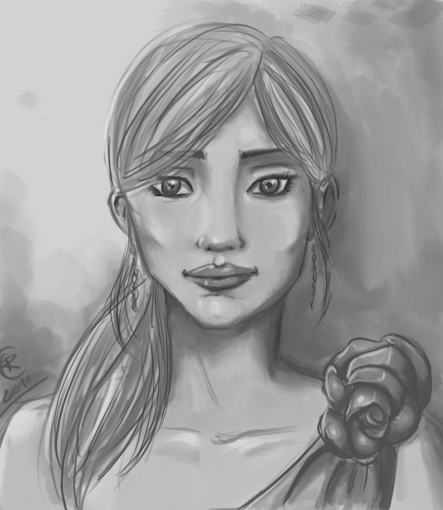 Dibujo rostro femenino - Imagui