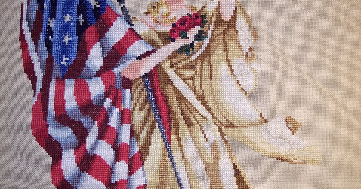 Committed Stitcher: Flag's Done