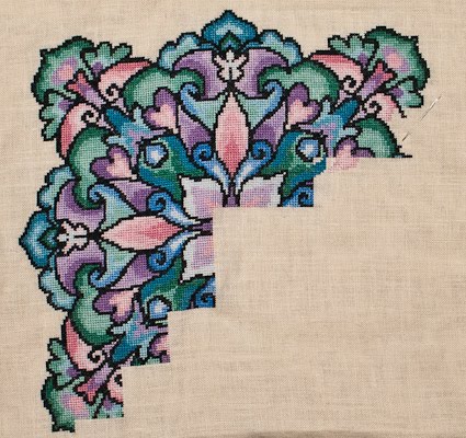 Committed Stitcher: kaleidoscope mandala