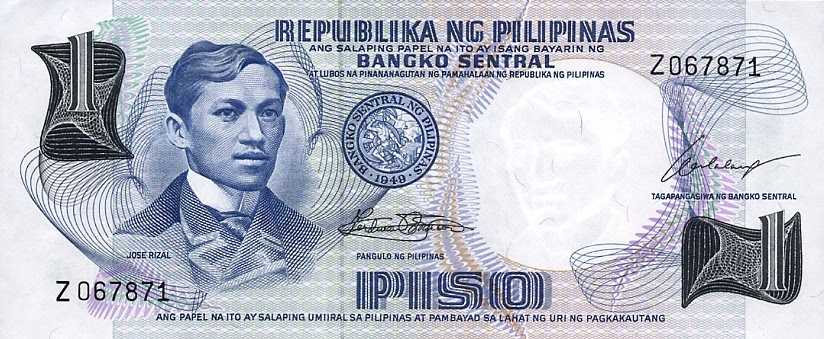 Philippine Money Peso Coins And Banknotes 1 Peso Bill Pilipino Series philippine-money-peso-coins-and-banknotes-1-peso-bill-pilipino-series