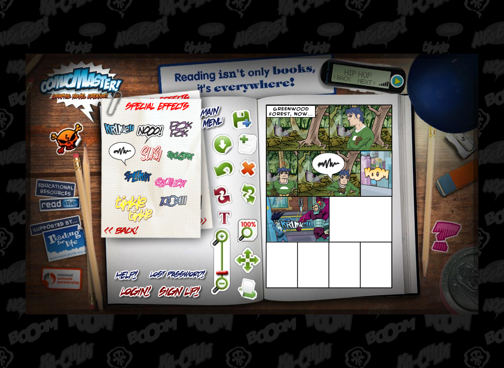 wwwescape's Blog: Comic Master: Create your own graphic novel for free