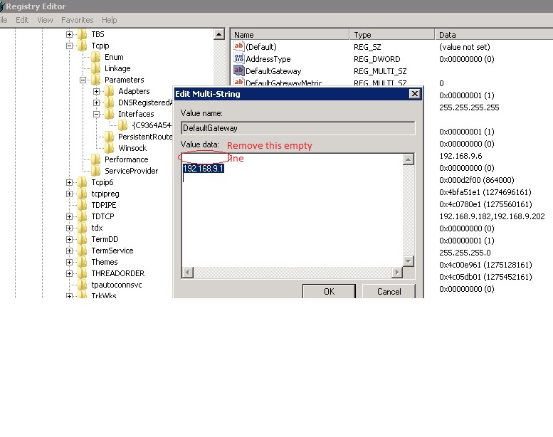 Midus Renaissance: Default Gateway disappearing after reboot Midus Renaissance: Default Gateway disappearing after reboot