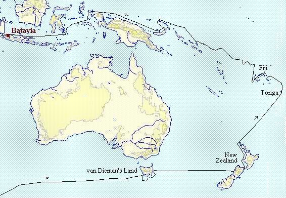 Drury Family Blog: Biography of Abel Janzoon Tasman by Ian