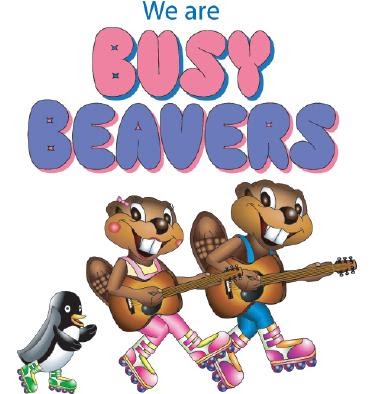 Sing a song: "We are busy beavers"