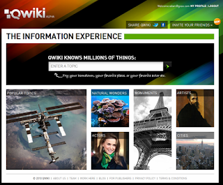 Proto-Knowledge: Qwiki offers narrated information slideshows