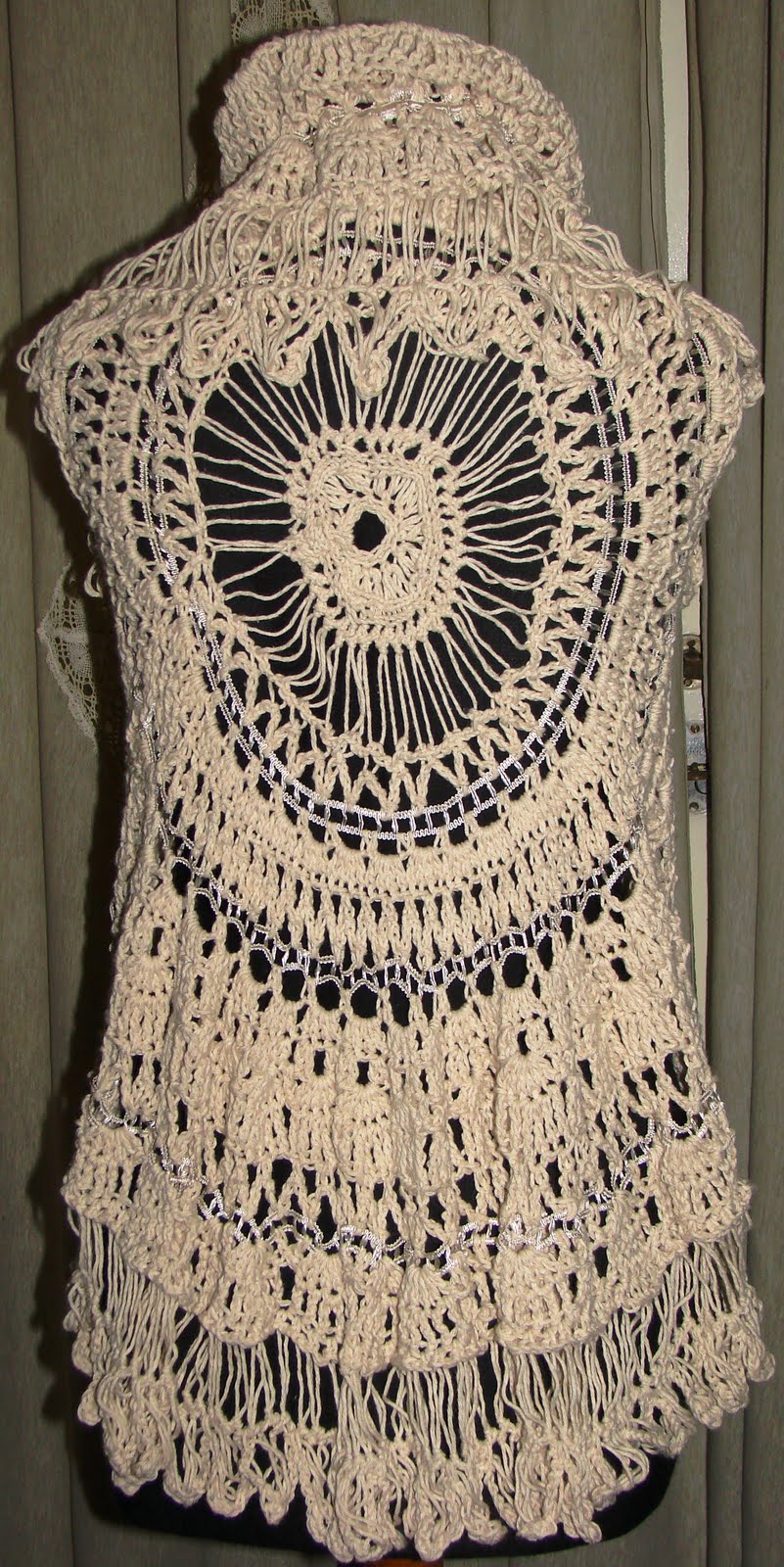 Chaleco tejido con gancho - Imagui