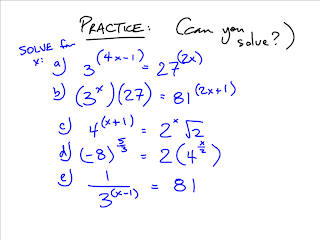 0809 Grade 12 Pre-Calculus Math: exponents and logarithms