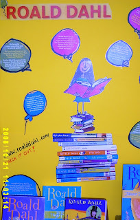 Library Displays: Roald Dahl