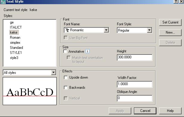 3d models project: Autocad Text style option 3d models project: Autocad Text style option