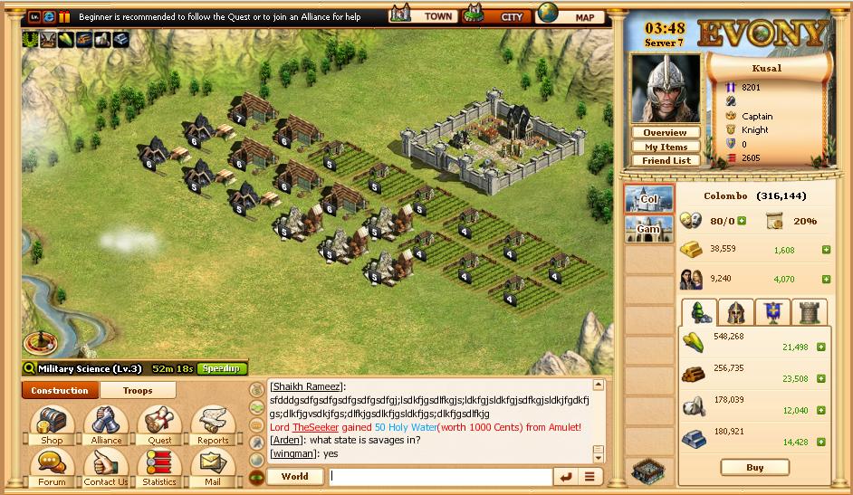 [Browser MMOG] Evony - Strategy games - GoT