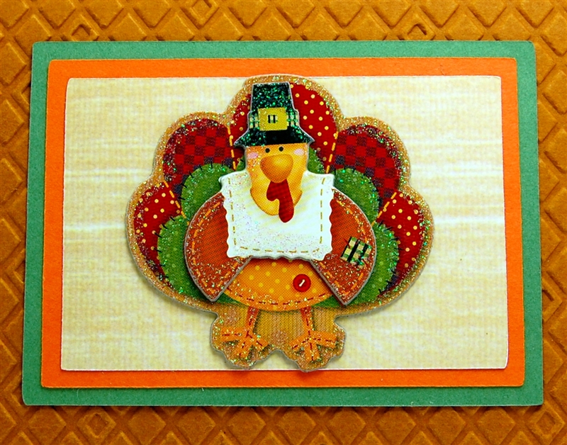 Capadia Designs: Simple Turkey Card