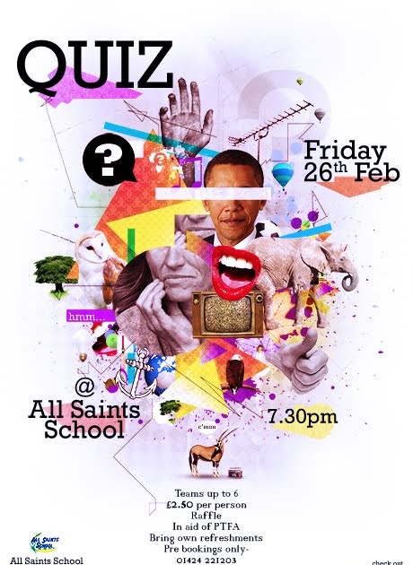jiggylinty / graphic artist: Quiz Poster!