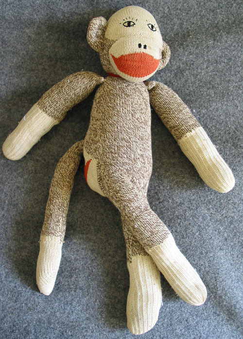 Quilts4Julie: I HEART A SOCK MONKEY!