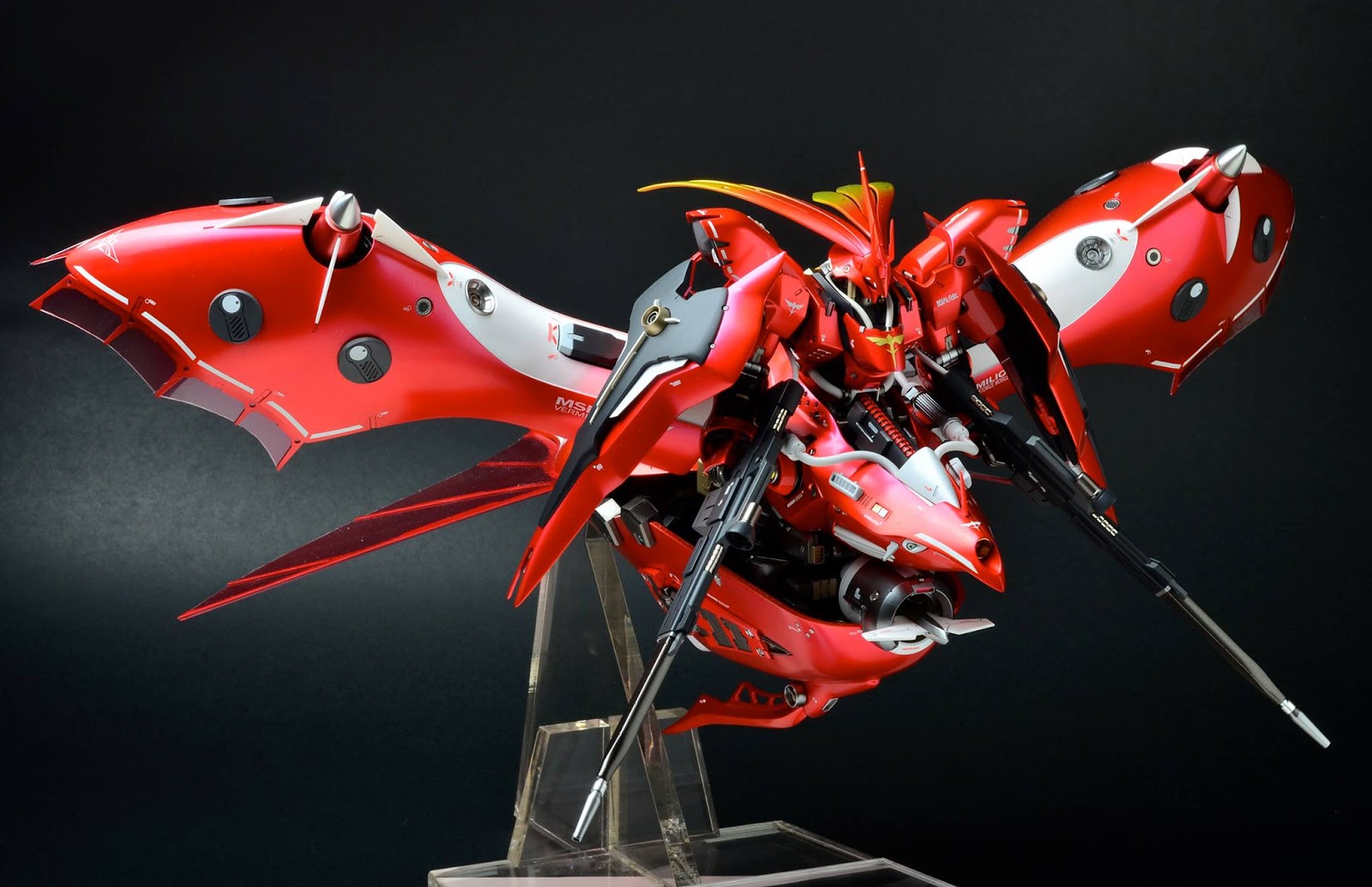 GUNDAM GUY: RE/100 Nightingale + Sazabi '朱雀' Custom Build - GBWC Hong ...