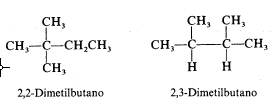 QUÍMICA: Isómeros del Hexano y Heptano
