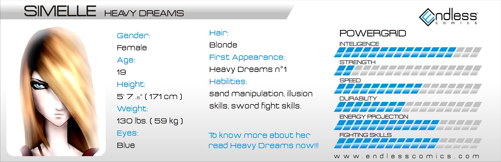 Endless Comics: CHARACTERS